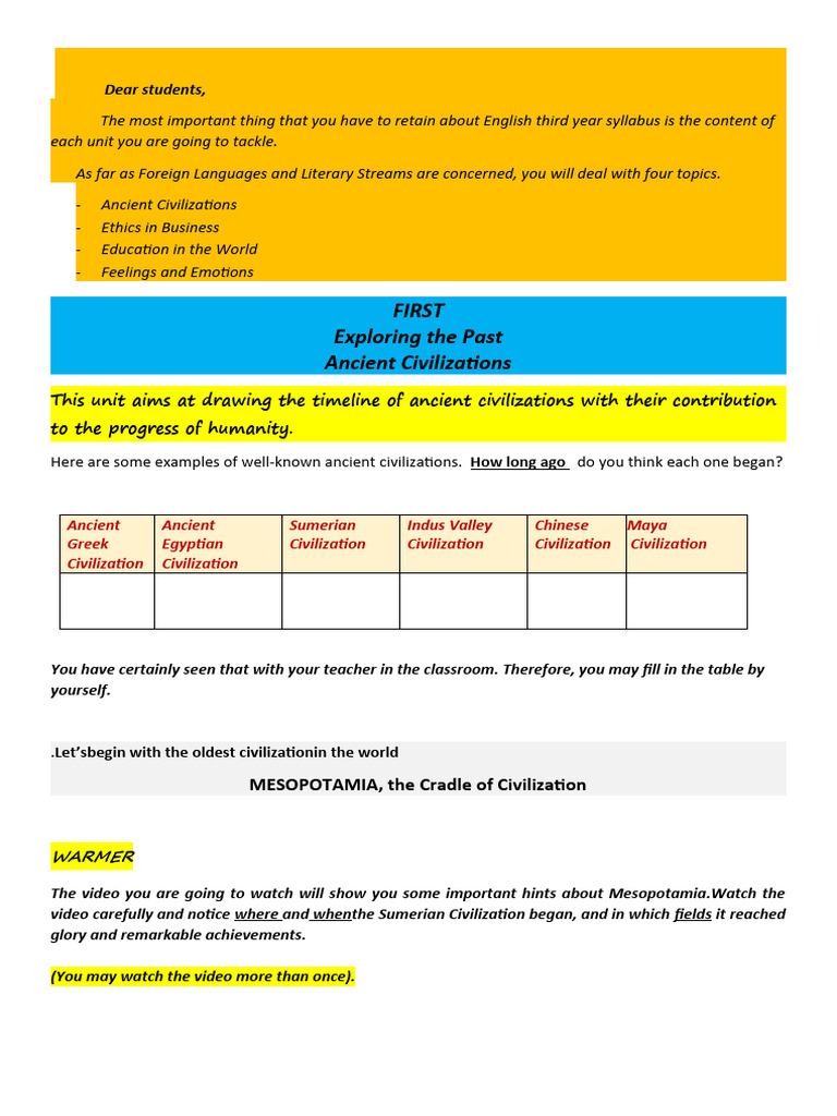 E-Course MR Sam | PDF | Babylonia | Egyptian Pyramids