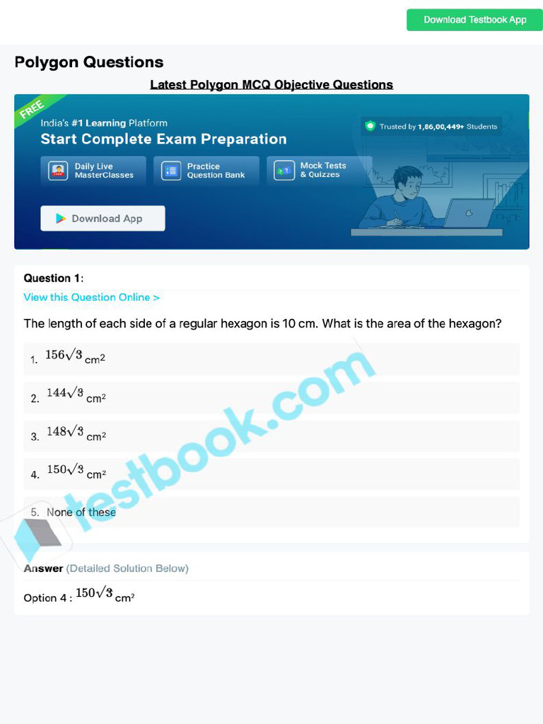 Mcq-On-Polygon CGL | PDF