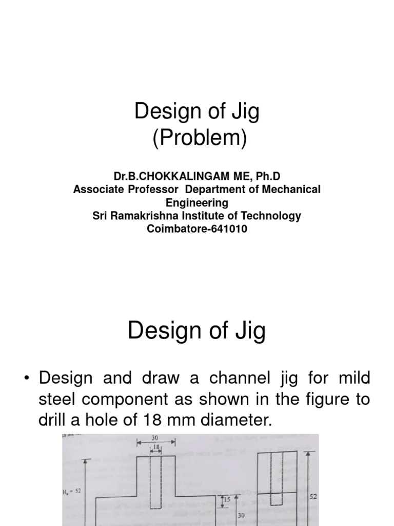 Designof Jig Problems 2 | PDF | Screw | Engineering Tolerance