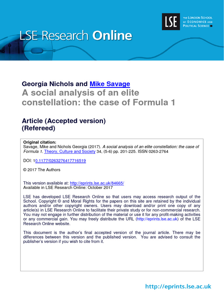 TCS F1 Resubmission1 - Final | PDF | Formula One