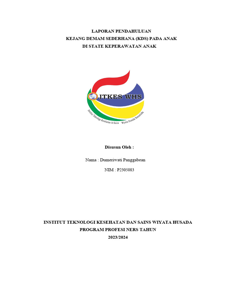 LP KDS | PDF | Pengembangan Diri