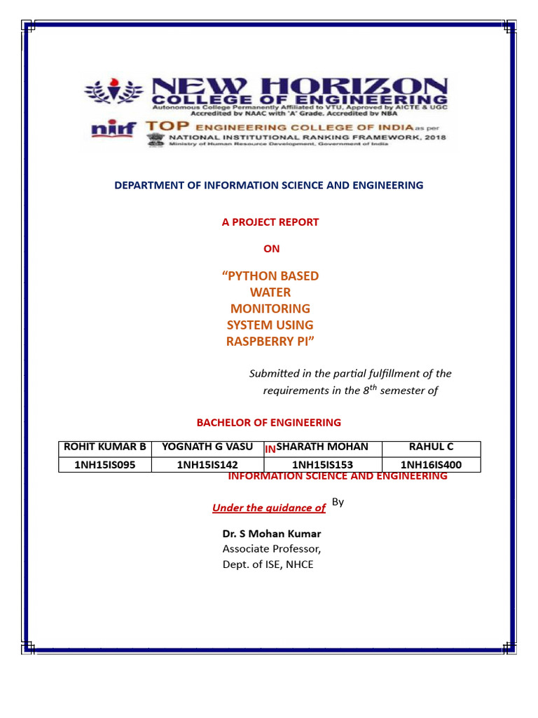 Water Pollution Project | Download Free PDF | Software Testing ...