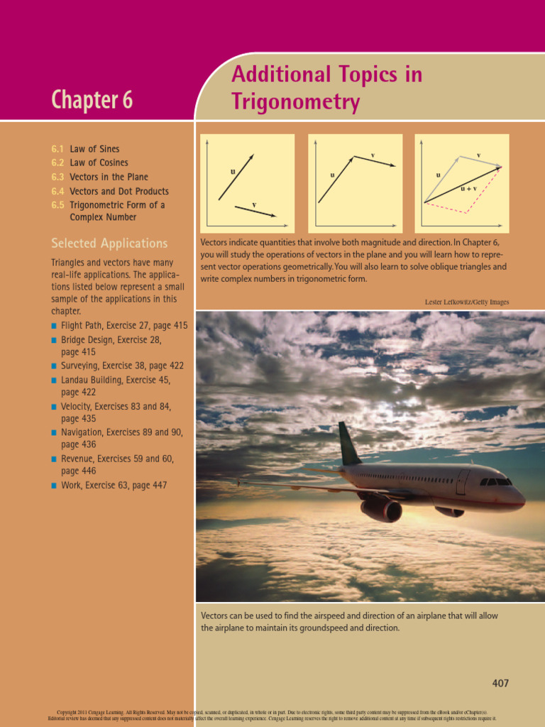 Pc Chapter 6 Textbook Pdf Triangle Trigonometric Functions