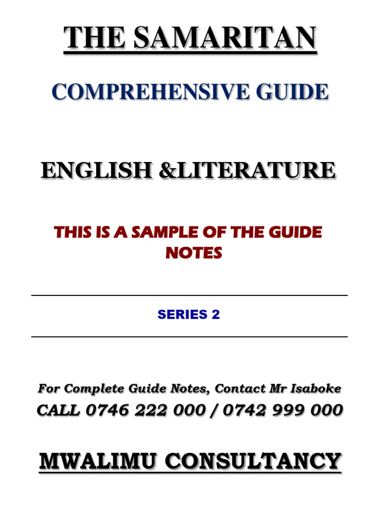 The Samaritan: A Comprehensive Guide | PDF | Robot | Robotics