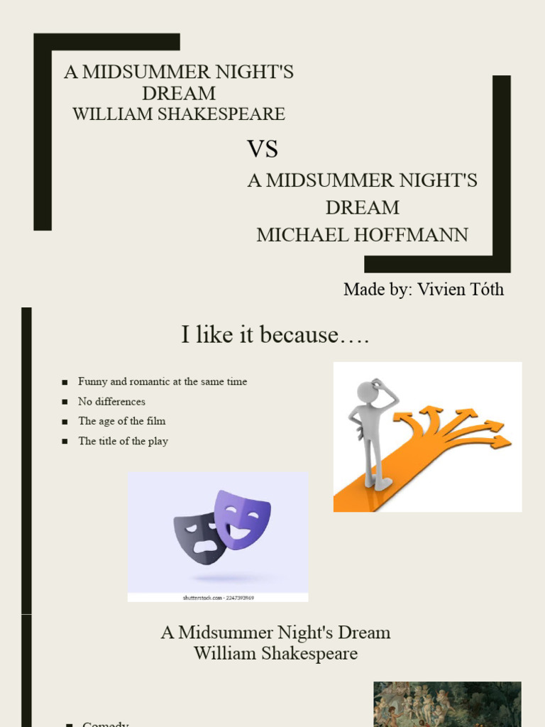 A Midsummer Night's Dream: Play vs Film | PDF