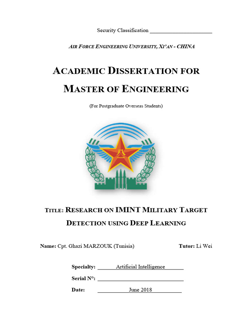 IMINT Target Detection Using Deep Learning | Download Free PDF ...