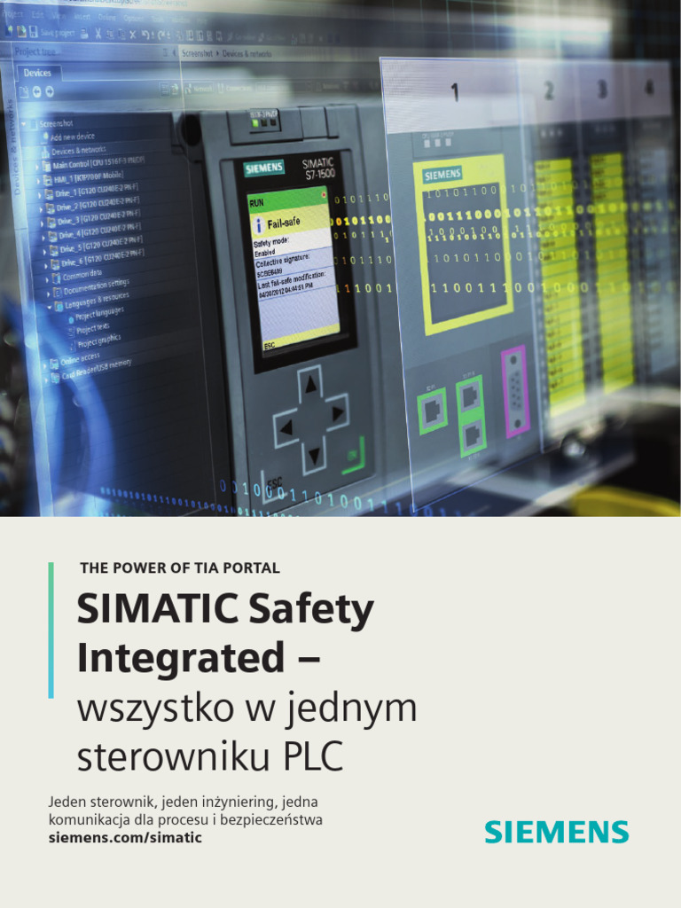 SIMATIC Safety Integrated - Wszystko W Jednym Sterowniku PLC | PDF