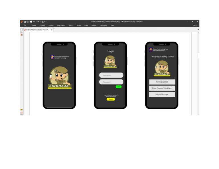 Interface Layar Muka Aplikasi | PDF