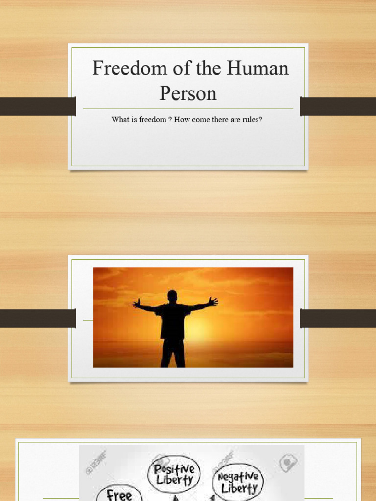 Freedom of The Human Person Group 2 | PDF | Free Will | Knowledge
