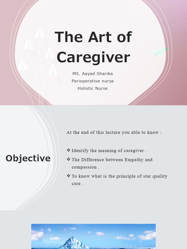 The Art of Caregiver | PDF | Caregiver | Privacy