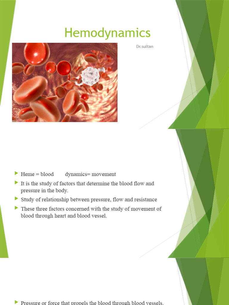 Hemodynamics | PDF | Hemodynamics | Blood Vessel