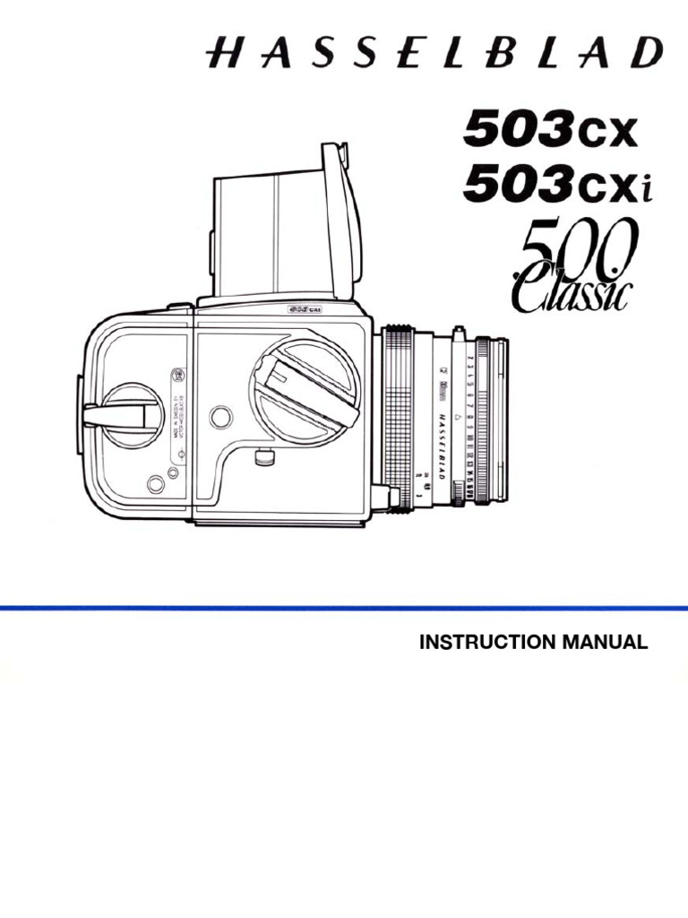503CX 503CXi 500classic en | PDF | Camera | Aperture