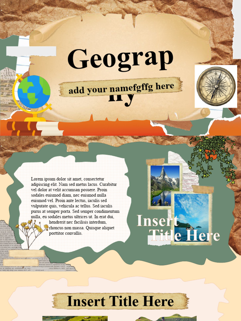 Free Geography PowerPoint Template | PDF | Business