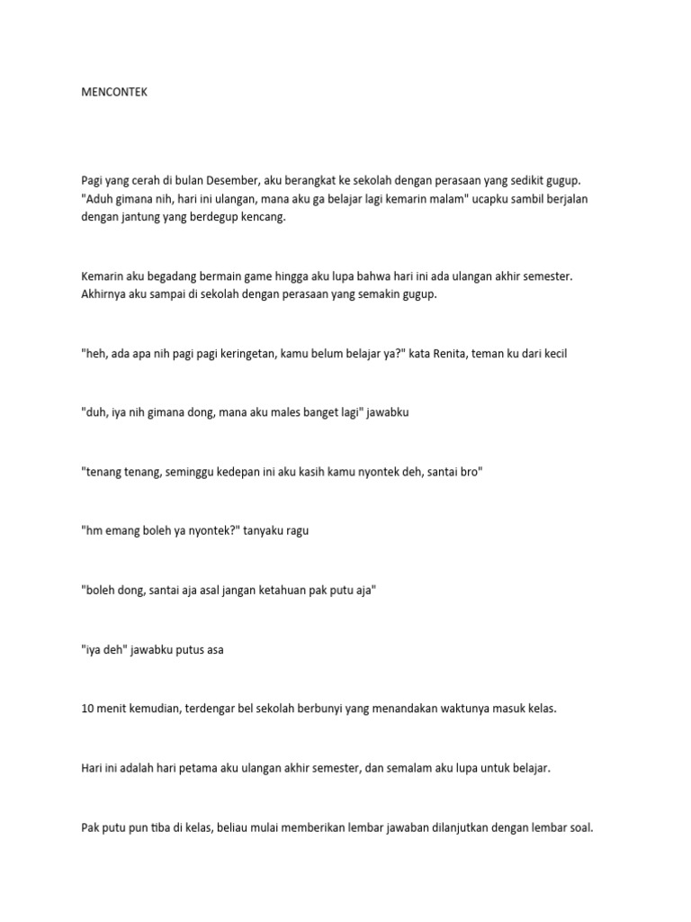 MENCONTEK-WPS Office | PDF | Pengembangan Diri