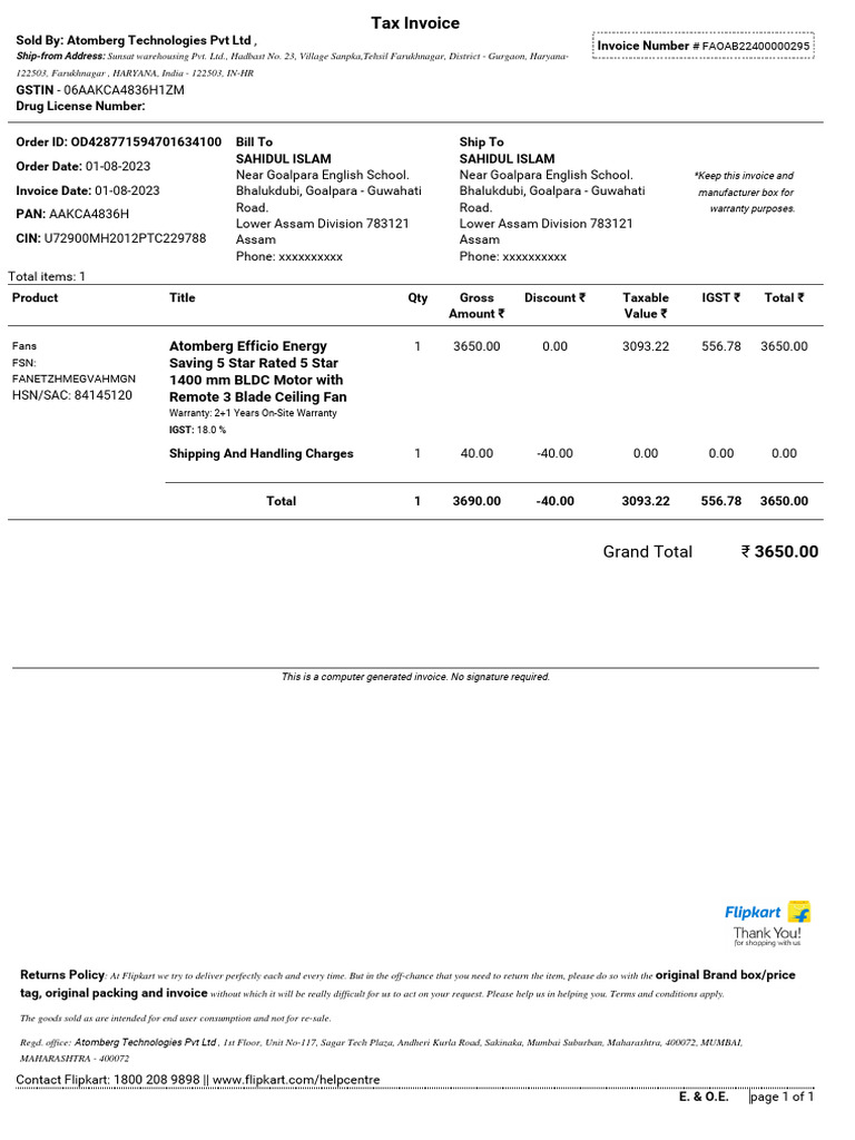 Sample Invoice | PDF | Economies | Payments