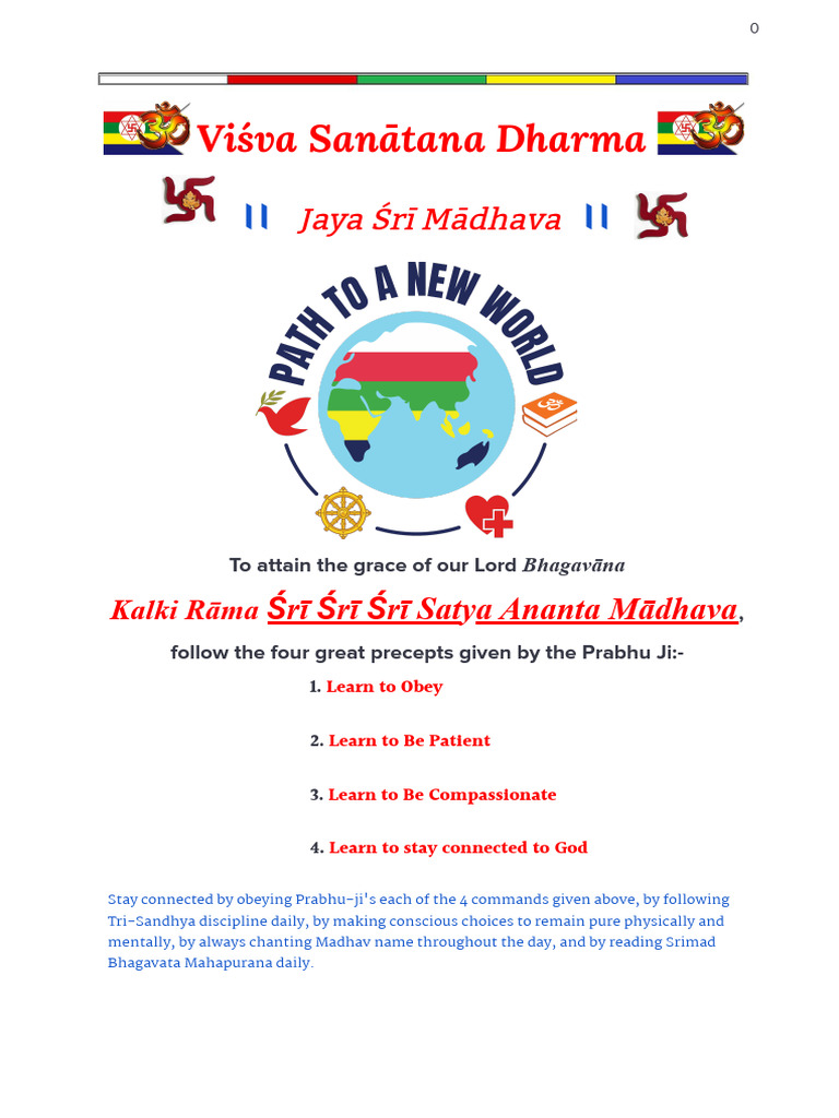 Tri-Sandhya Path Instructions | PDF