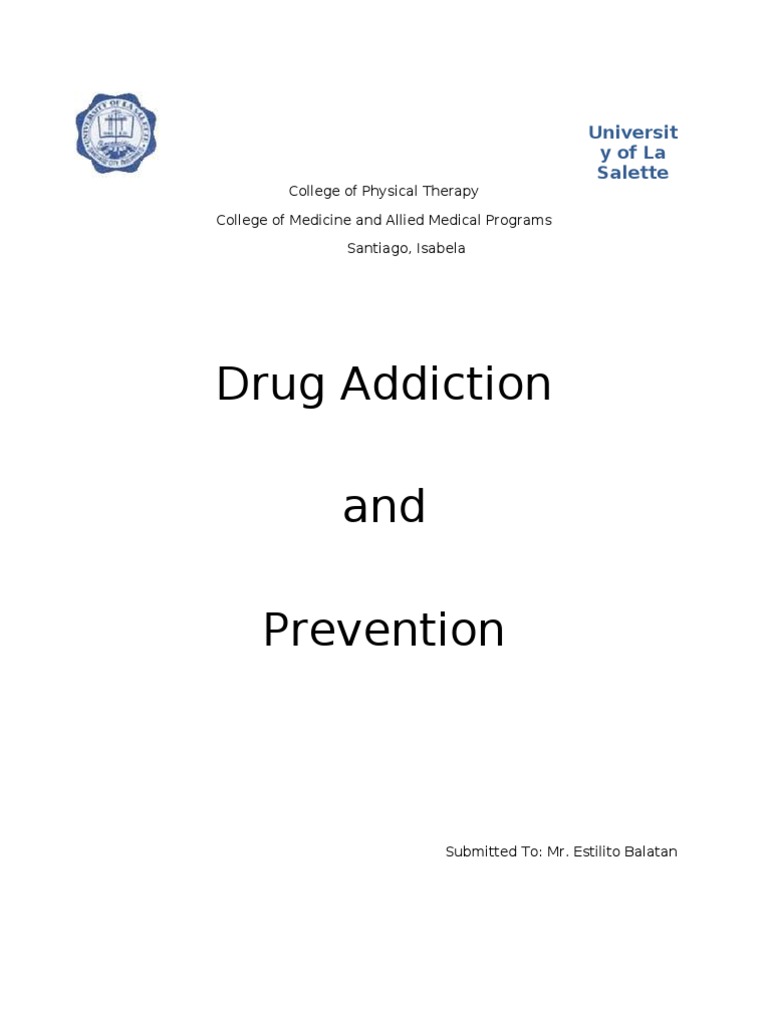 Drug Addiction | Download Free PDF | Substance Dependence | Substance Abuse