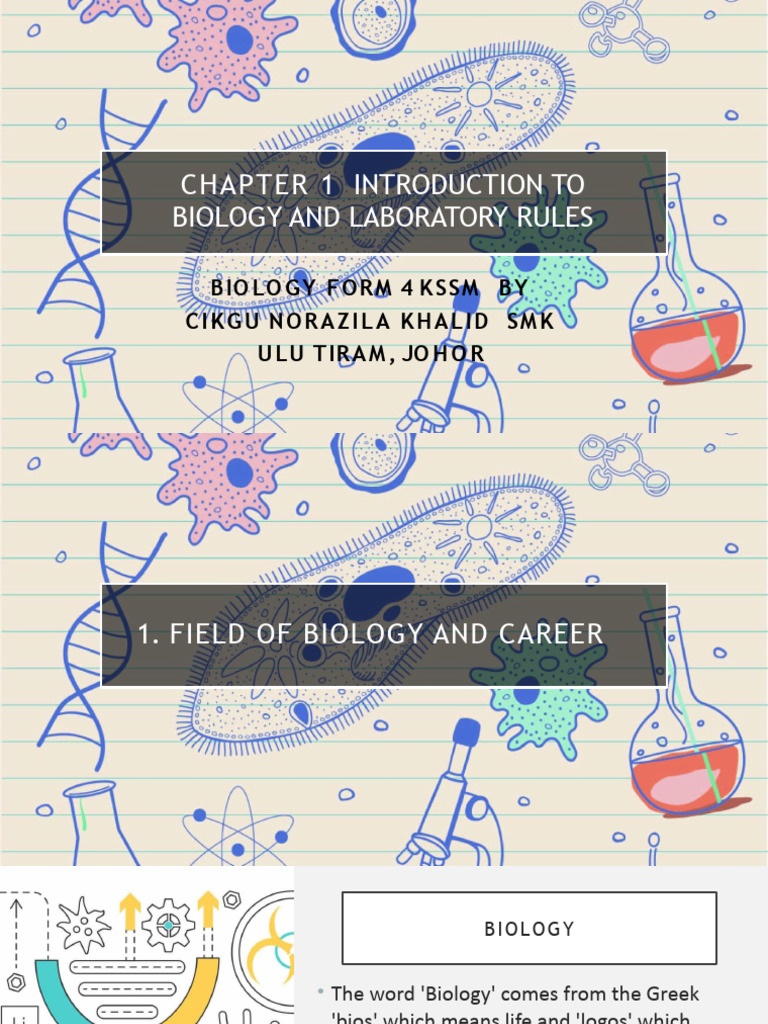 Bio f4 KSSM Chapter1 | PDF | Anatomical Terms Of Location | Chart