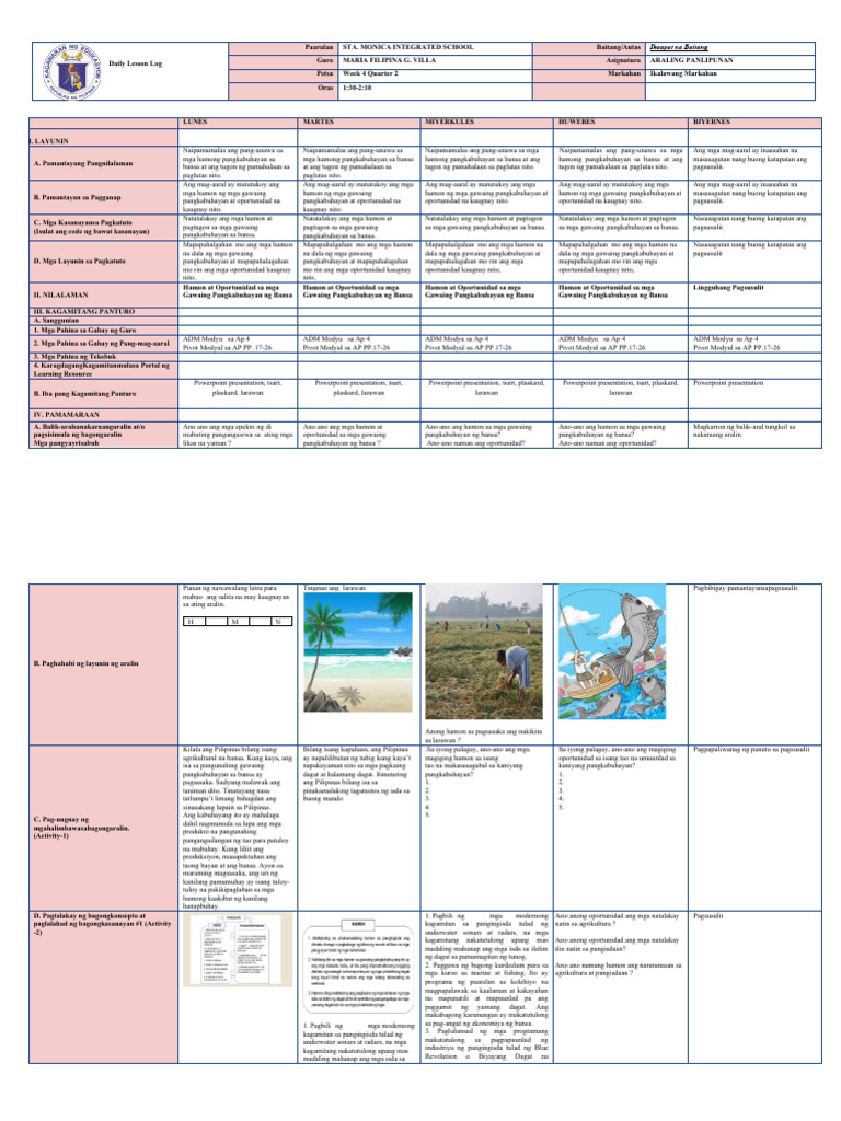 Ap 4 - Q2 - Week 4 | PDF