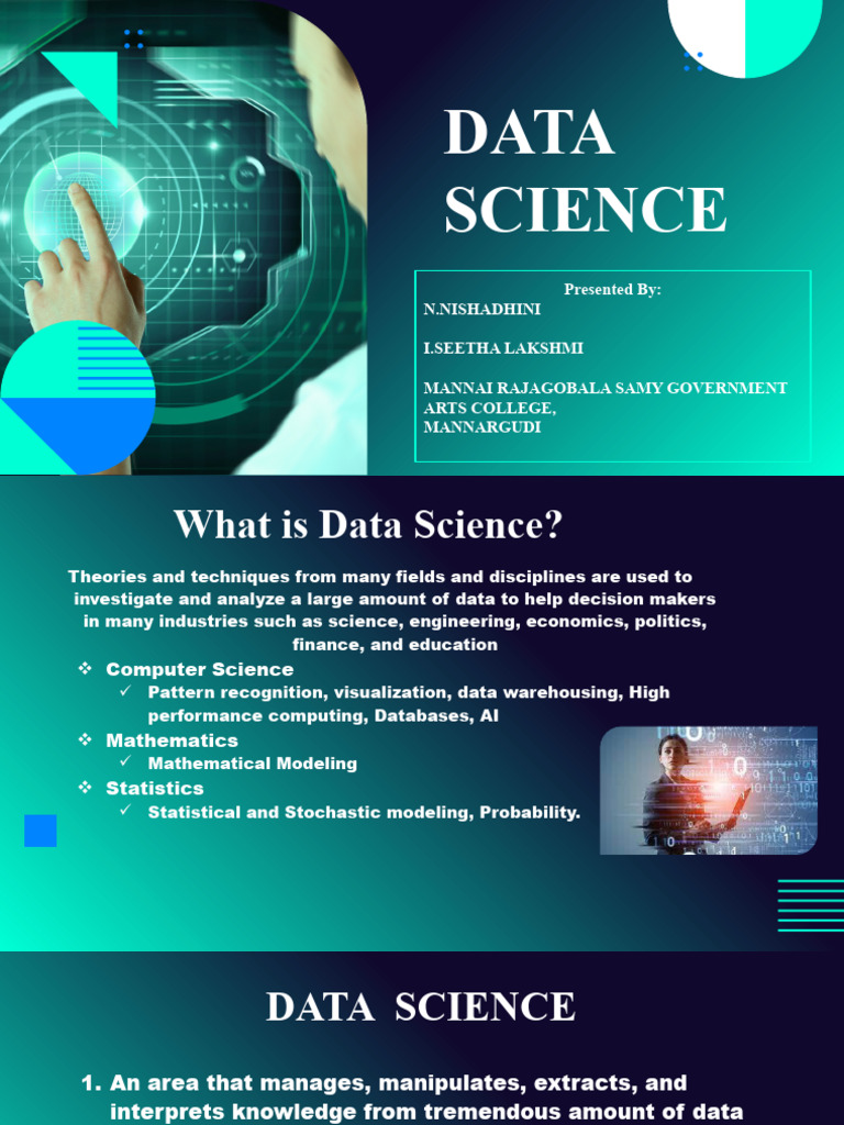 Data Science Pdf Data Science Data