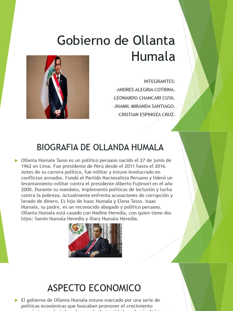 Gobierno de Ollanta Humala: Resumen y Logros | PDF