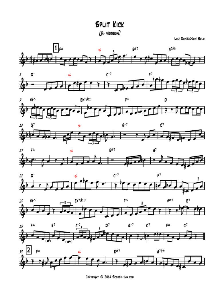 Split Kick - LouDonaldson - BB | PDF