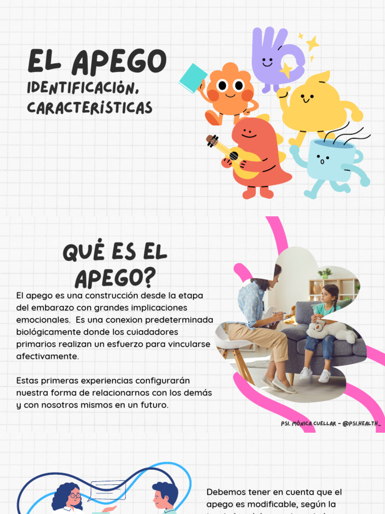 Tipos de apego y sus características | PDF | Teoría de apego | Adultos