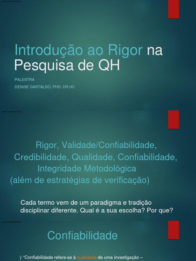 Introduction To Rigour in QH Research | PDF | Sociologia | Science