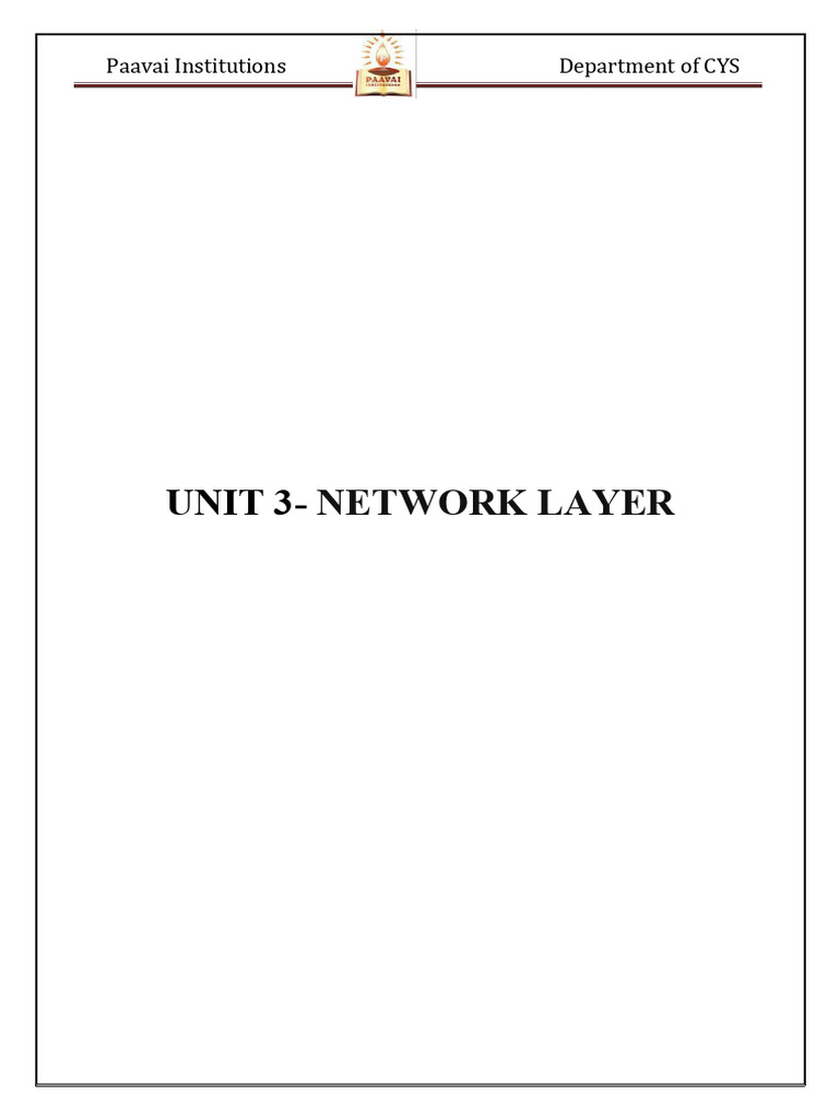 Cn Unit 3 Pdf Internet Protocols Computer Network