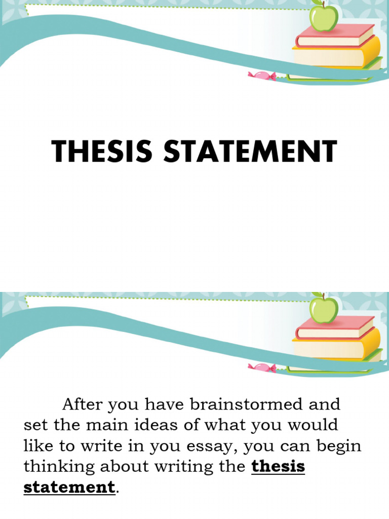 Thesis Statement | PDF