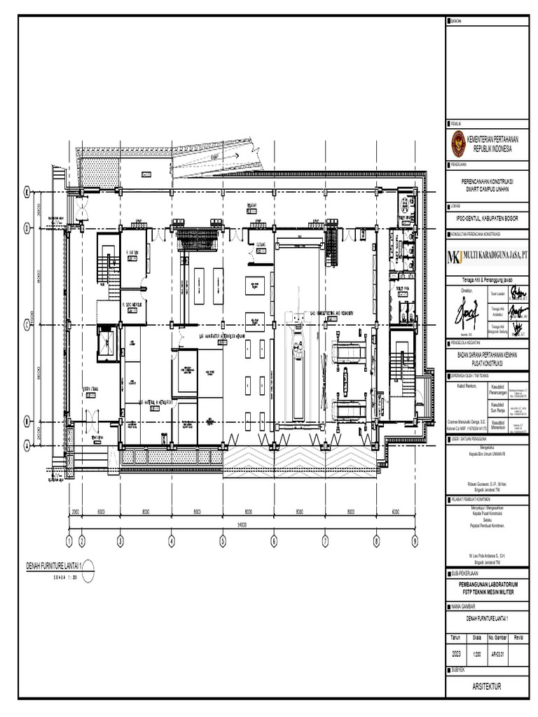 Denah Lab Teknik Mesin | PDF