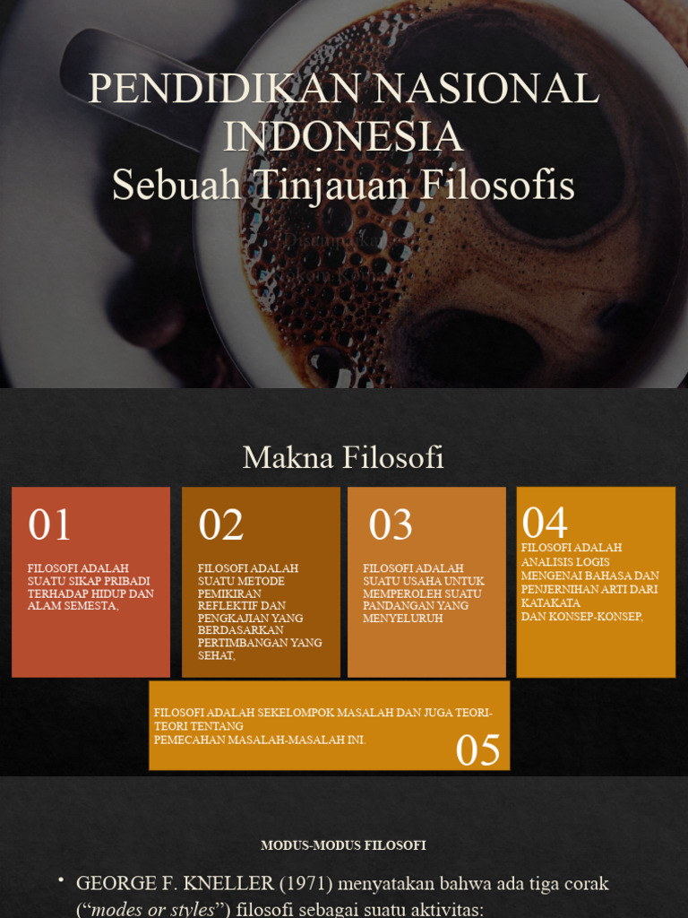 Filosofi Pendidikan Nasional Indonesia | PDF