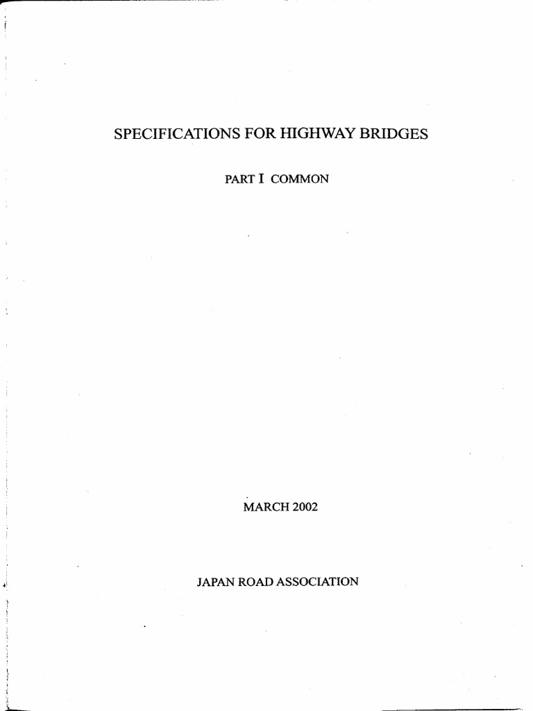 Specifications For Highway Bridges | PDF