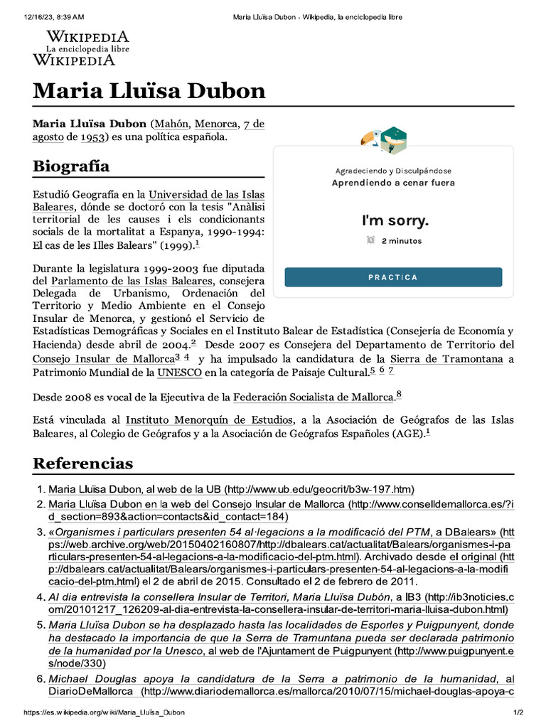 Maria Lluïsa Dubon | PDF