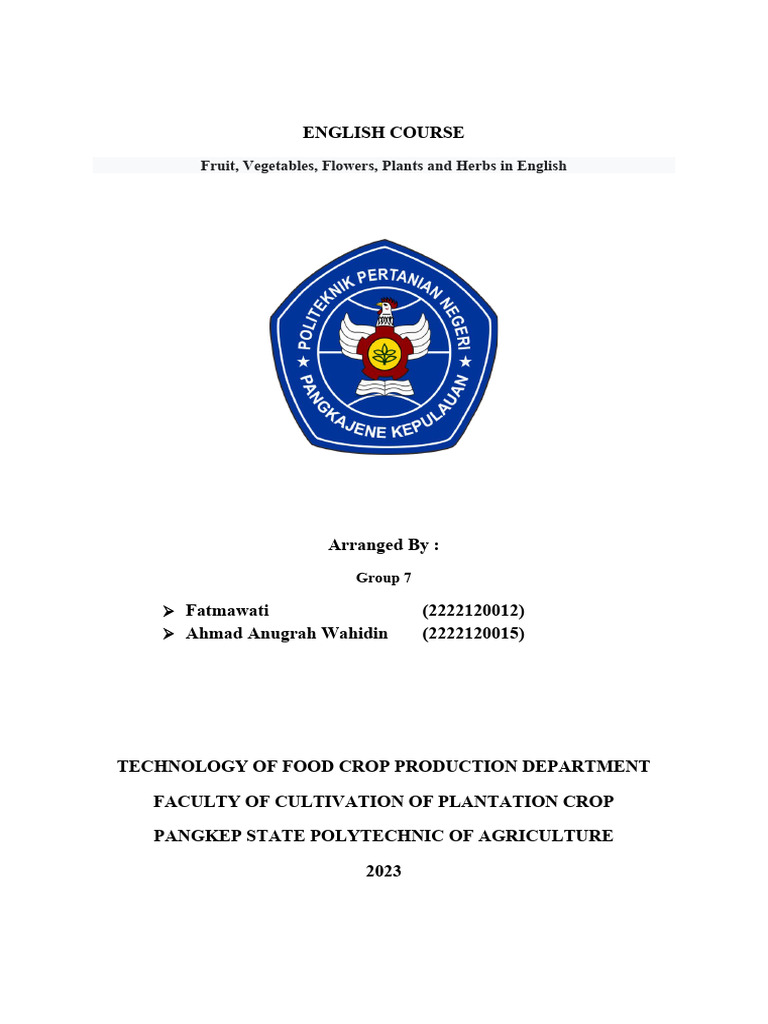 English Course 2 | PDF | Fruit | Trees