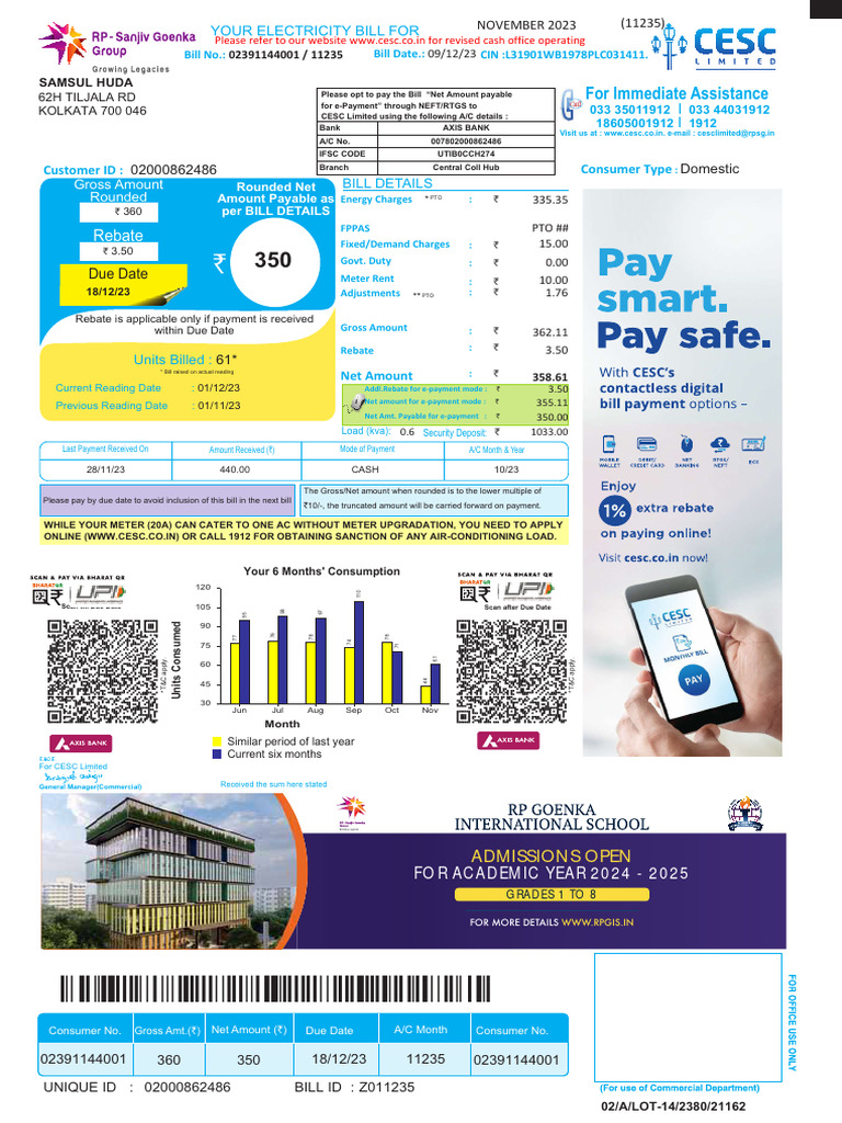 CESC | PDF | Financial Services | Banking