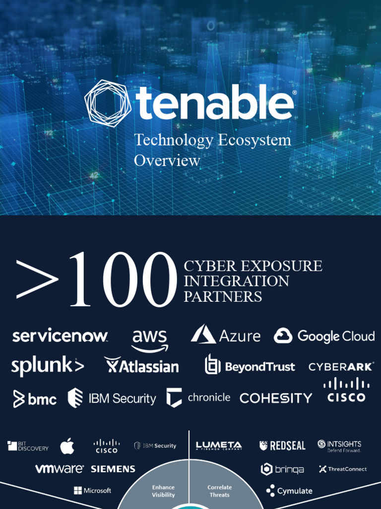 Tenable S Technology Ecosystem Slides | PDF