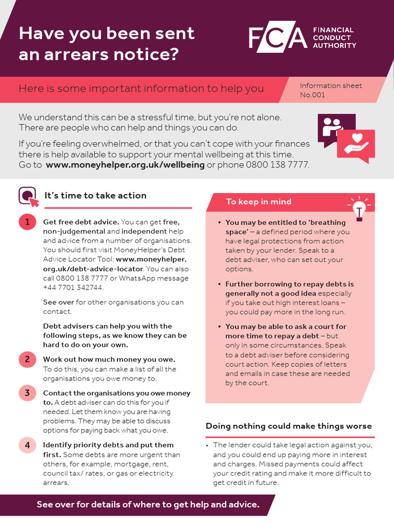 Arrears May 2021 Cmyk A4 | PDF | Debt | Credit