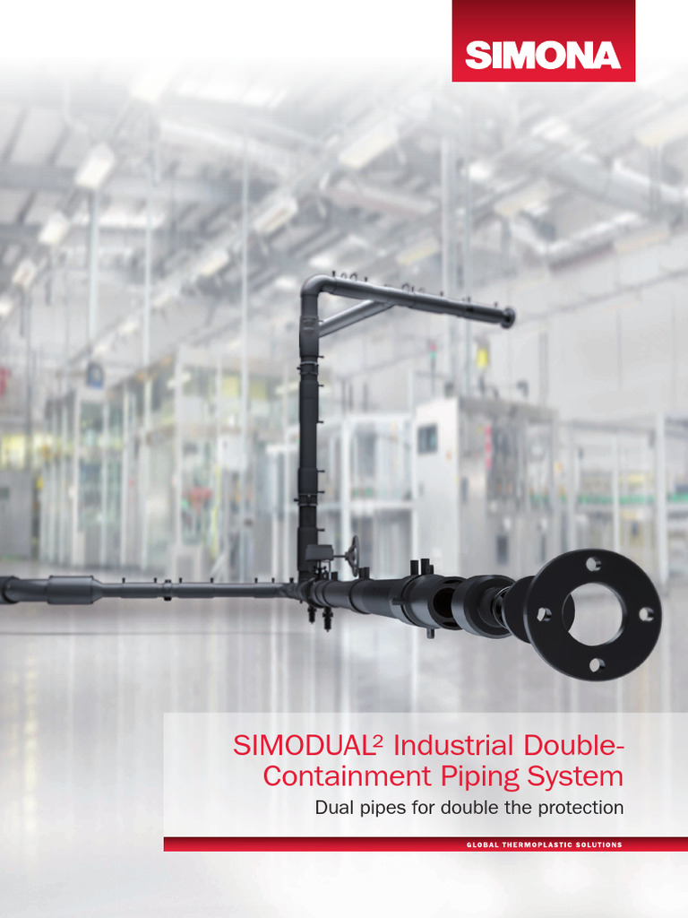 SIMODUAL2 Industrial Double Containment Piping System - Dual Pipes For ...