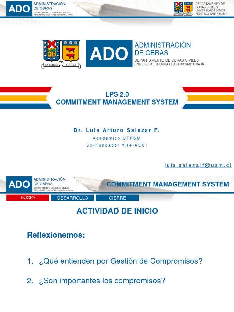 14 ADO - Commitment Management System | PDF