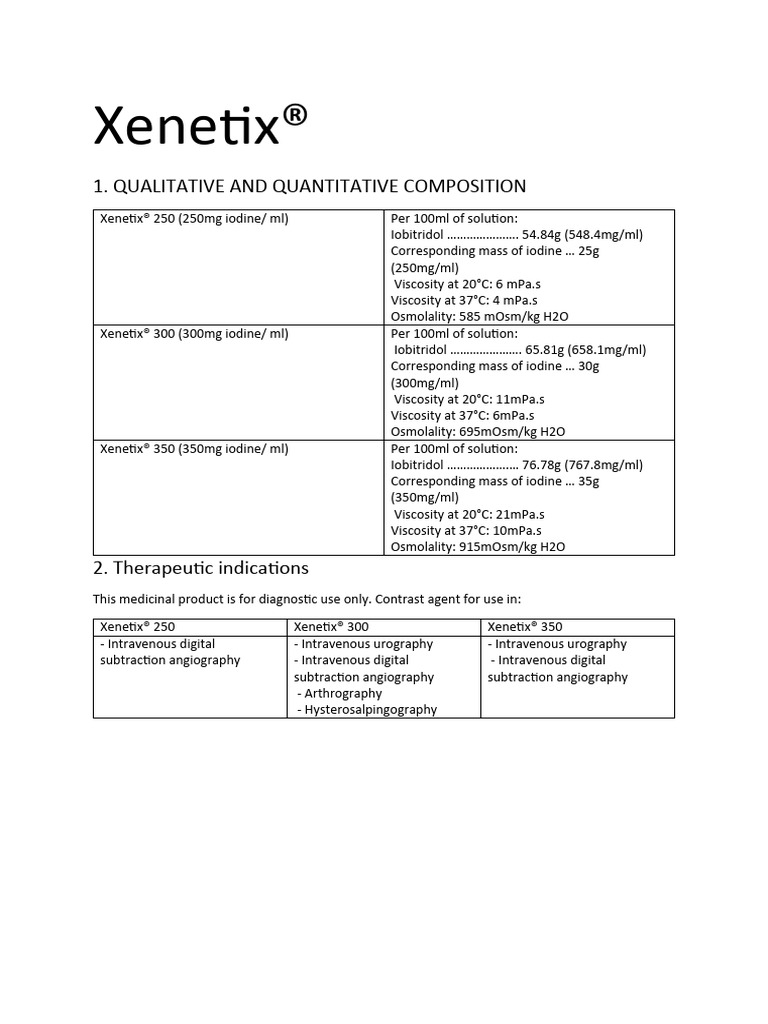 Xenetix | PDF