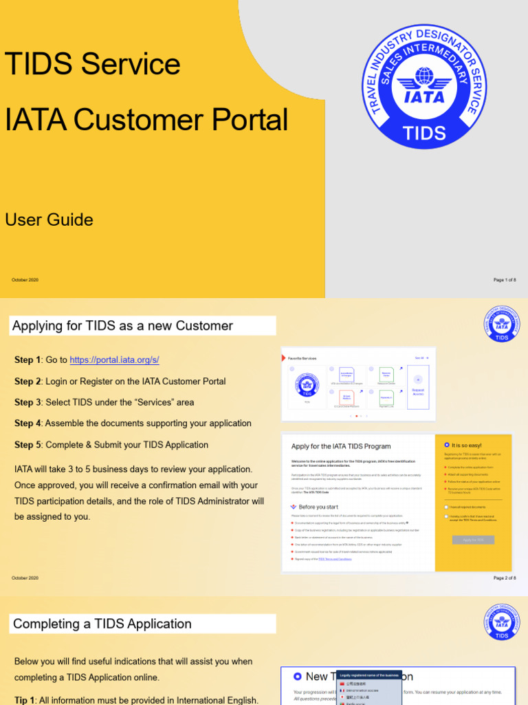 IATA Tids-Service-User-Guide | PDF | Computing | Software