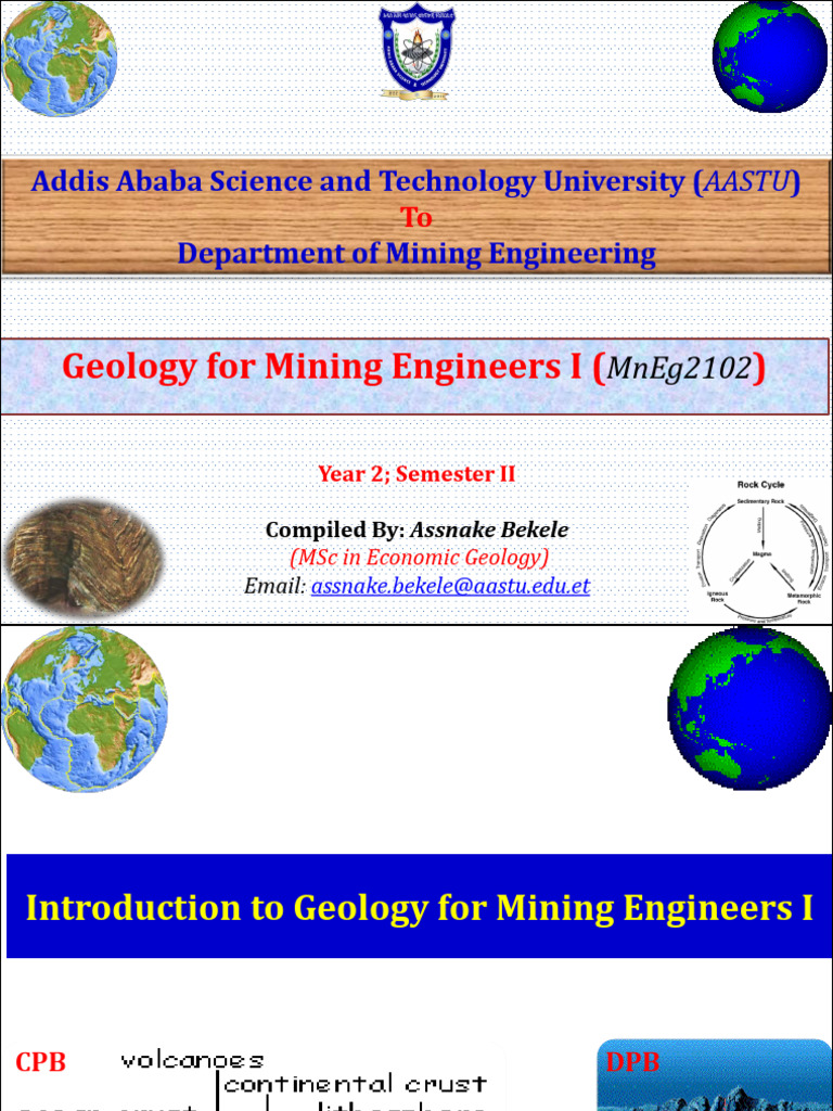 Geology for Mining Students | PDF | Geology | Planets