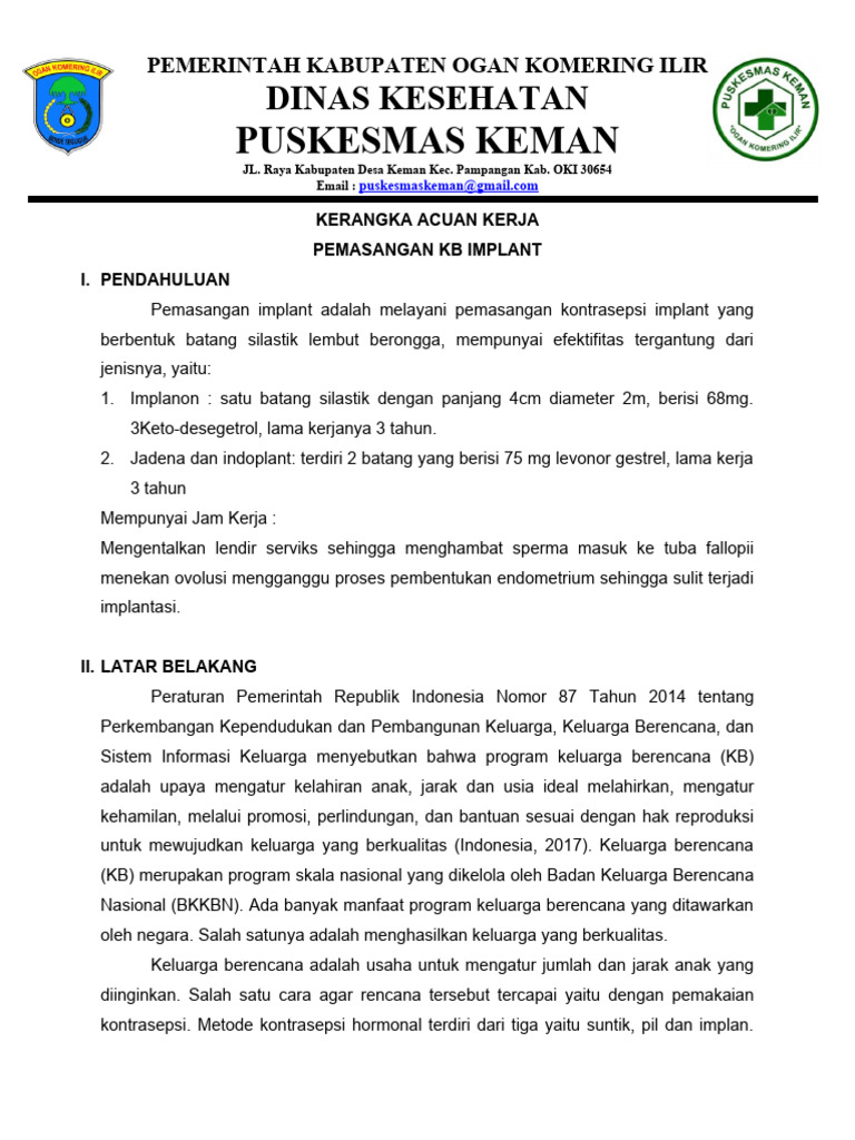 Pemasangan KB Implant 4 | PDF