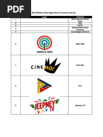 Cignal Channel Lineup 2025 Overview | PDF | Hbos | Telecommunications