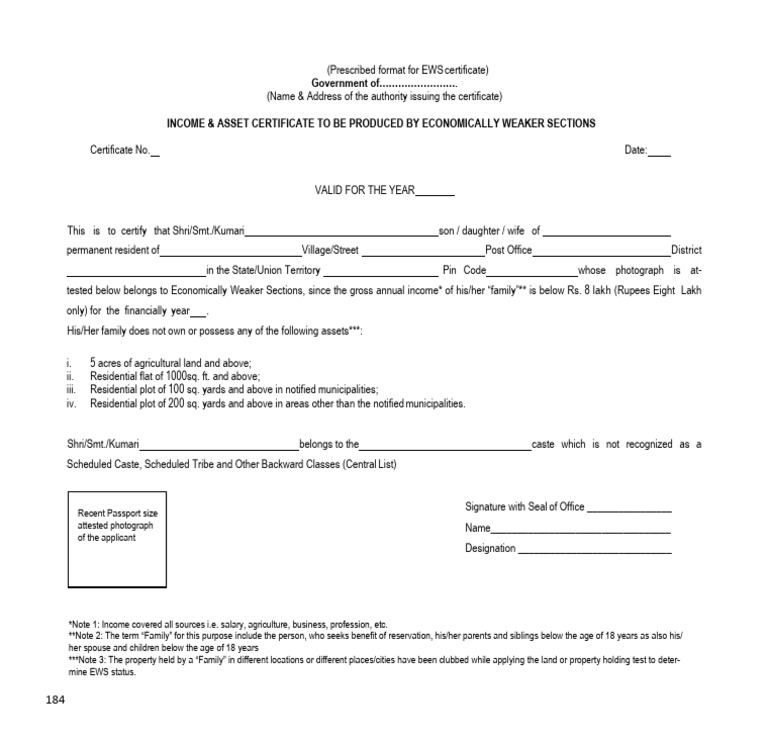 Ews Format | PDF | Government