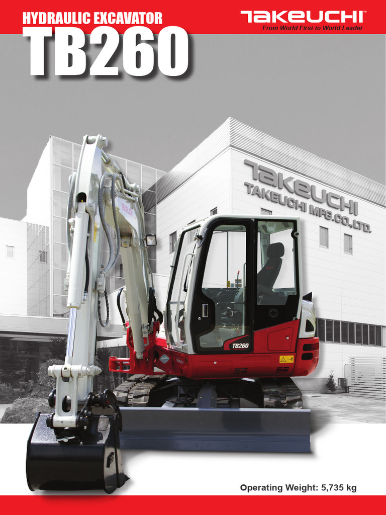 TAKEUCHI TB260-Stage IIIA | PDF | Truck | Pump
