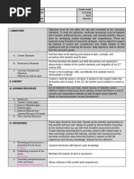 4as DLP Format | PDF | Lesson Plan | Educational Assessment