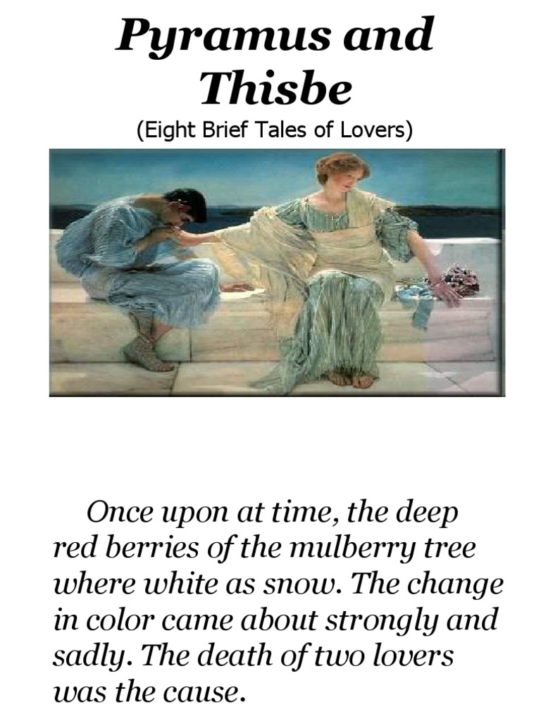 Pyramus And Thisbe Quotes