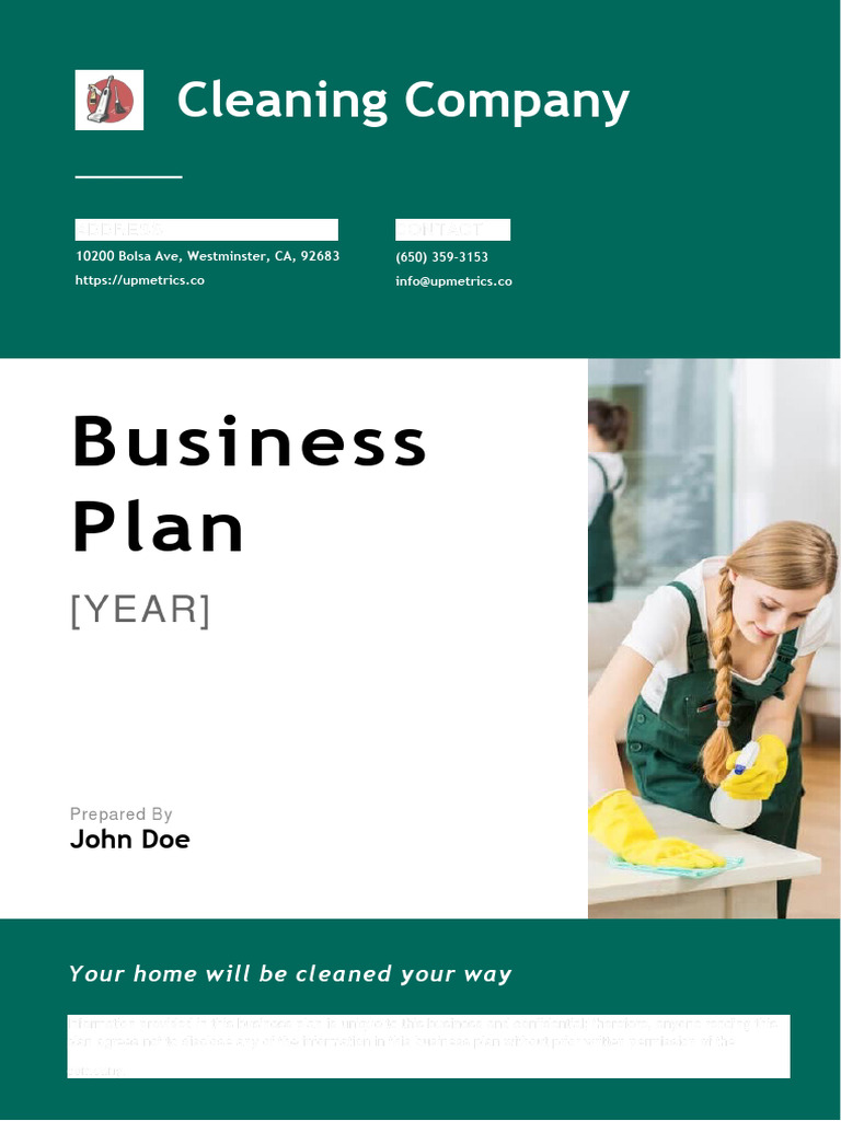 Cleaning Company Business Plan648 | PDF | Gross Margin | Business Economics